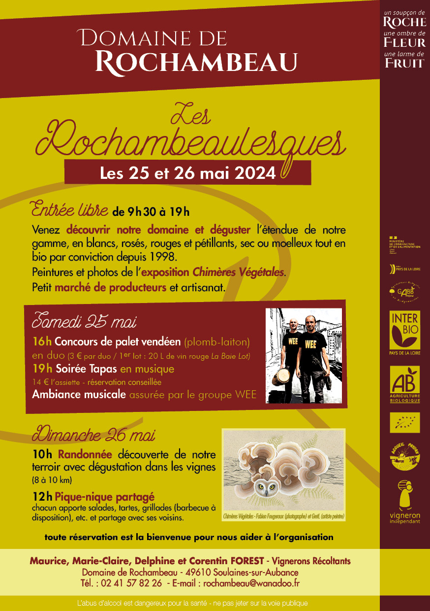 LES ROCHAMBEAULESQUES 2024 - Domaine de Rochambeau